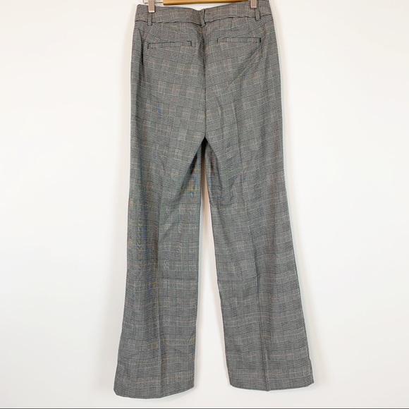 LOFT | Pants & Jumpsuits | Loft Nwt Tall Plaid High Waist Wide Leg ...